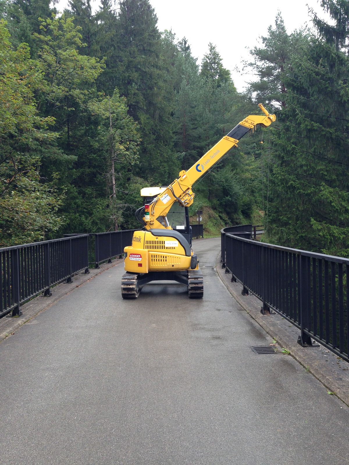 Leeb Technik - Miniraupenkran Maeda CC423S